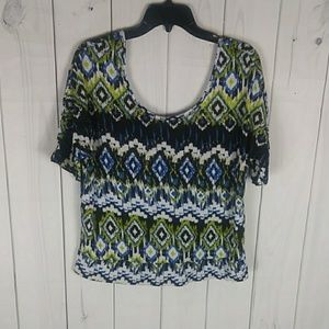 Rebellious One | Tops | Rebellious One Aztec Print Crop Top Extra Large ...